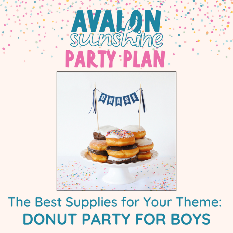 A Boys Donut Themed Birthday Party Made Simple – Avalon Sunshine
