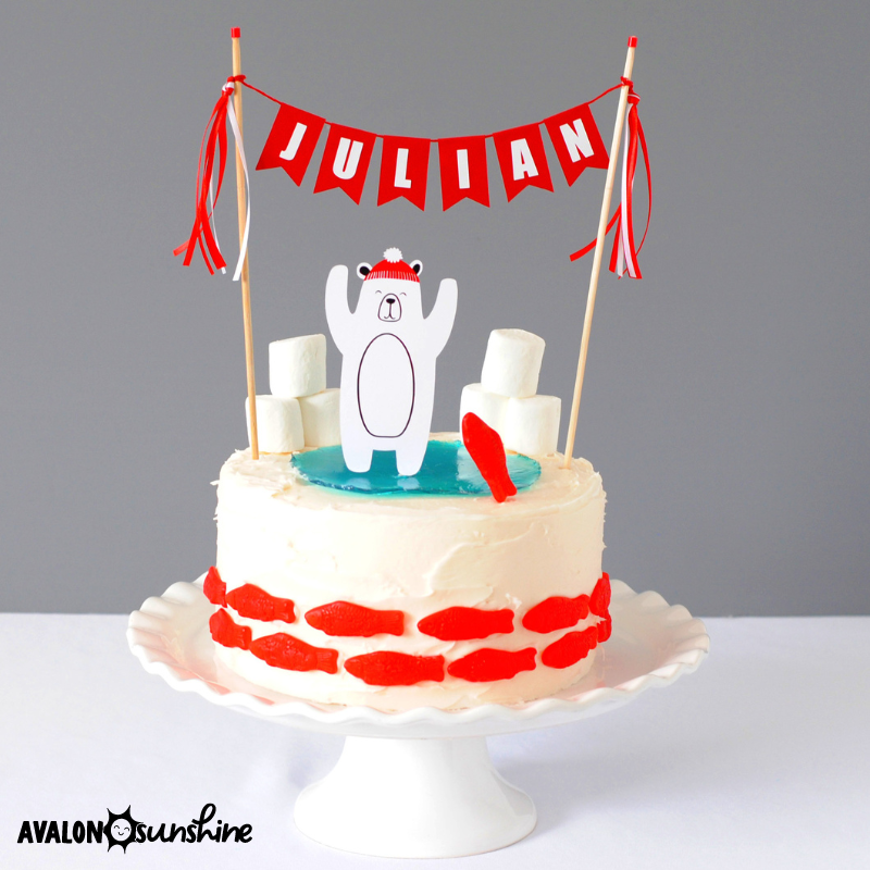 A Polar Bear Cake that’s Cute & Easy! – Avalon Sunshine