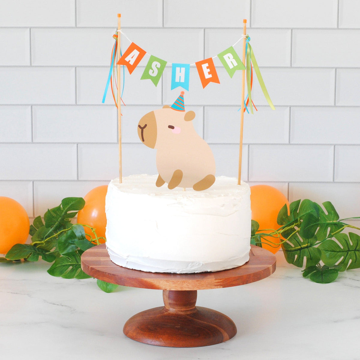 Capybara Cake Topper | Cake Toppers by Avalon Sunshine