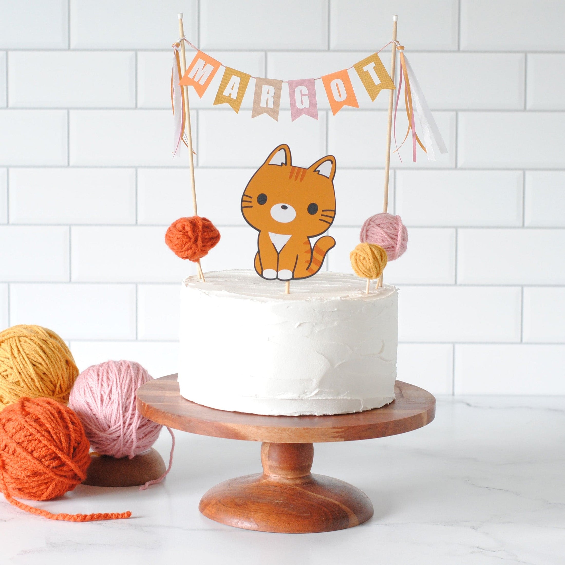 Cat Cake Topper | Cake Toppers by Avalon Sunshine
