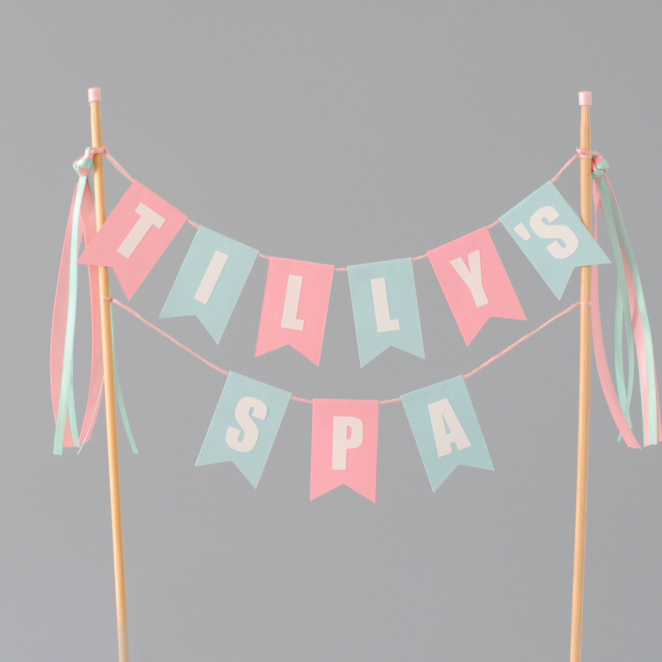 Spa Party Cake Topper | Cake Toppers by Avalon Sunshine