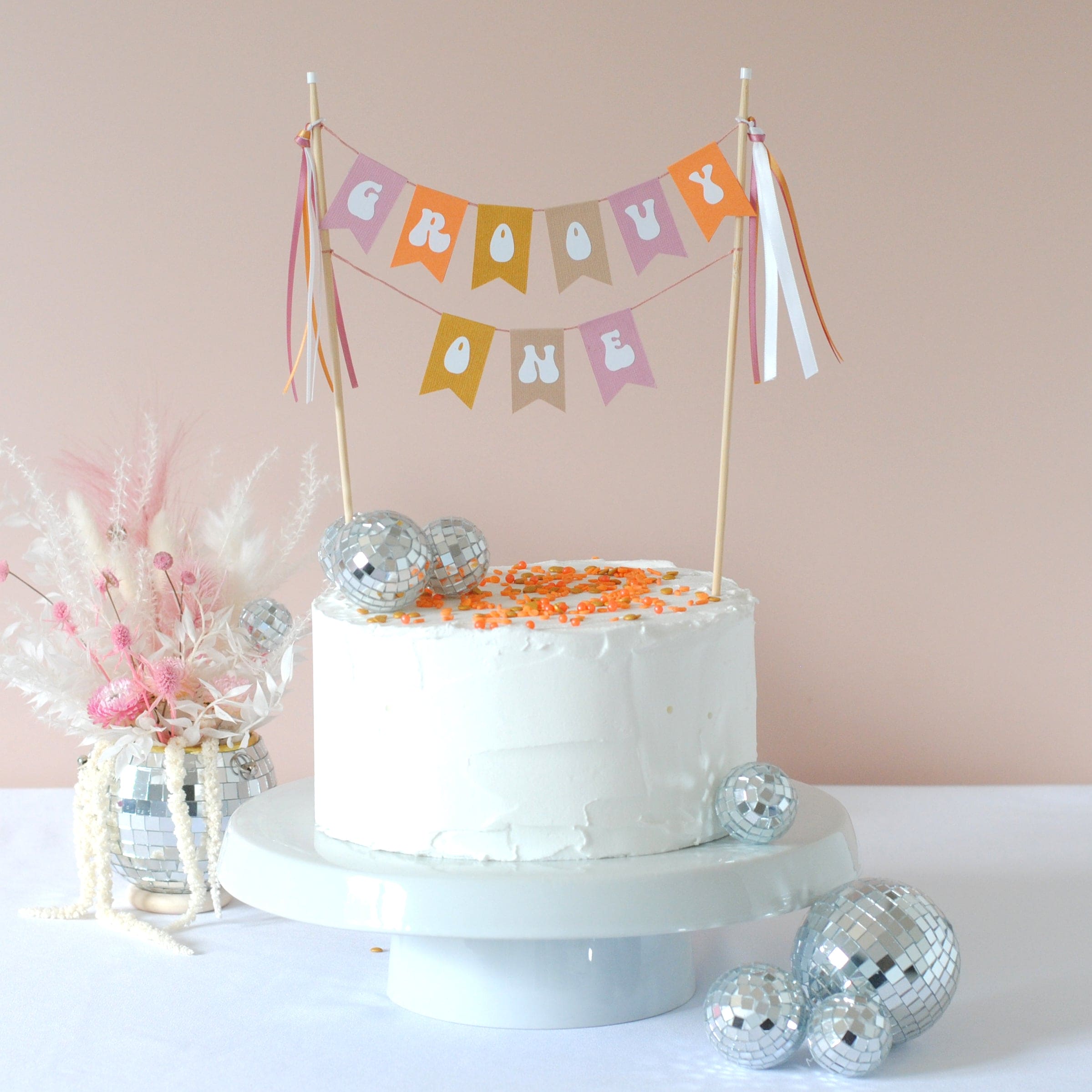 GROOVY ONE Cake Topper | Cake Toppers by Avalon Sunshine