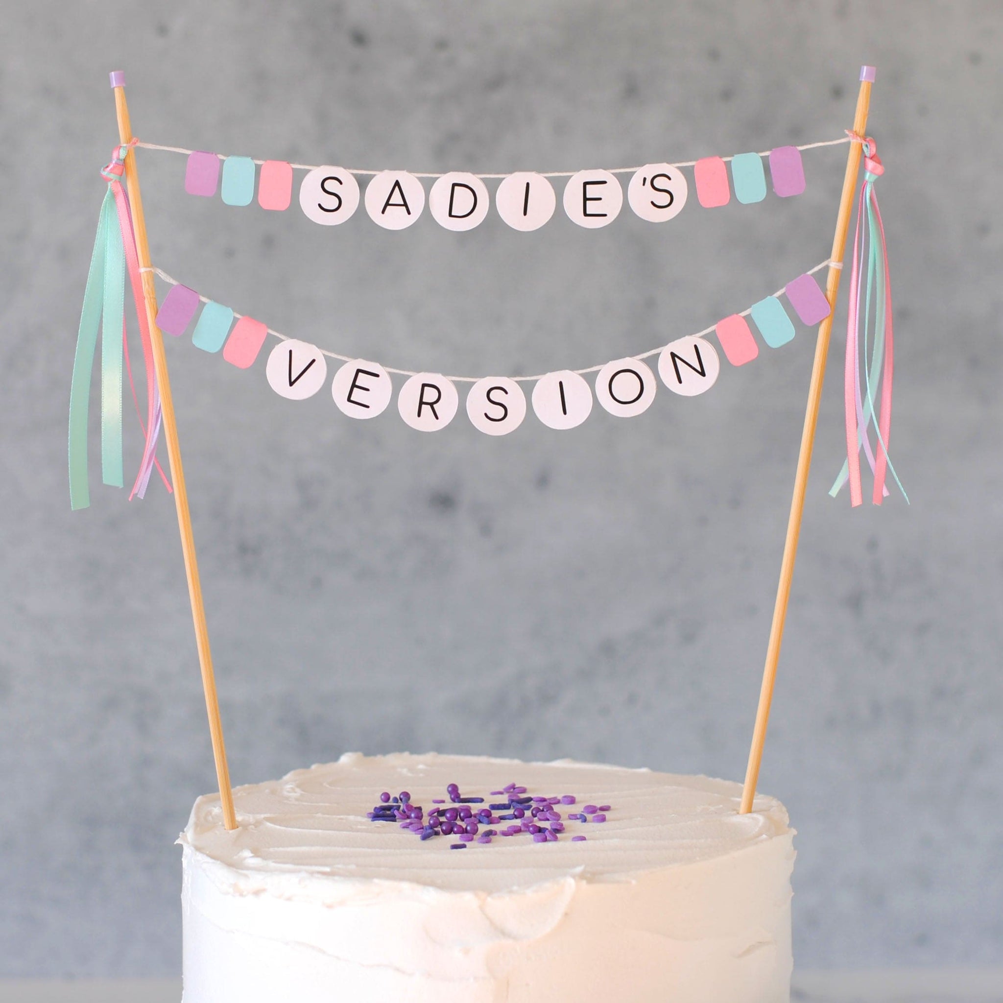 Avalon Sunshine: Personalized Cake Toppers