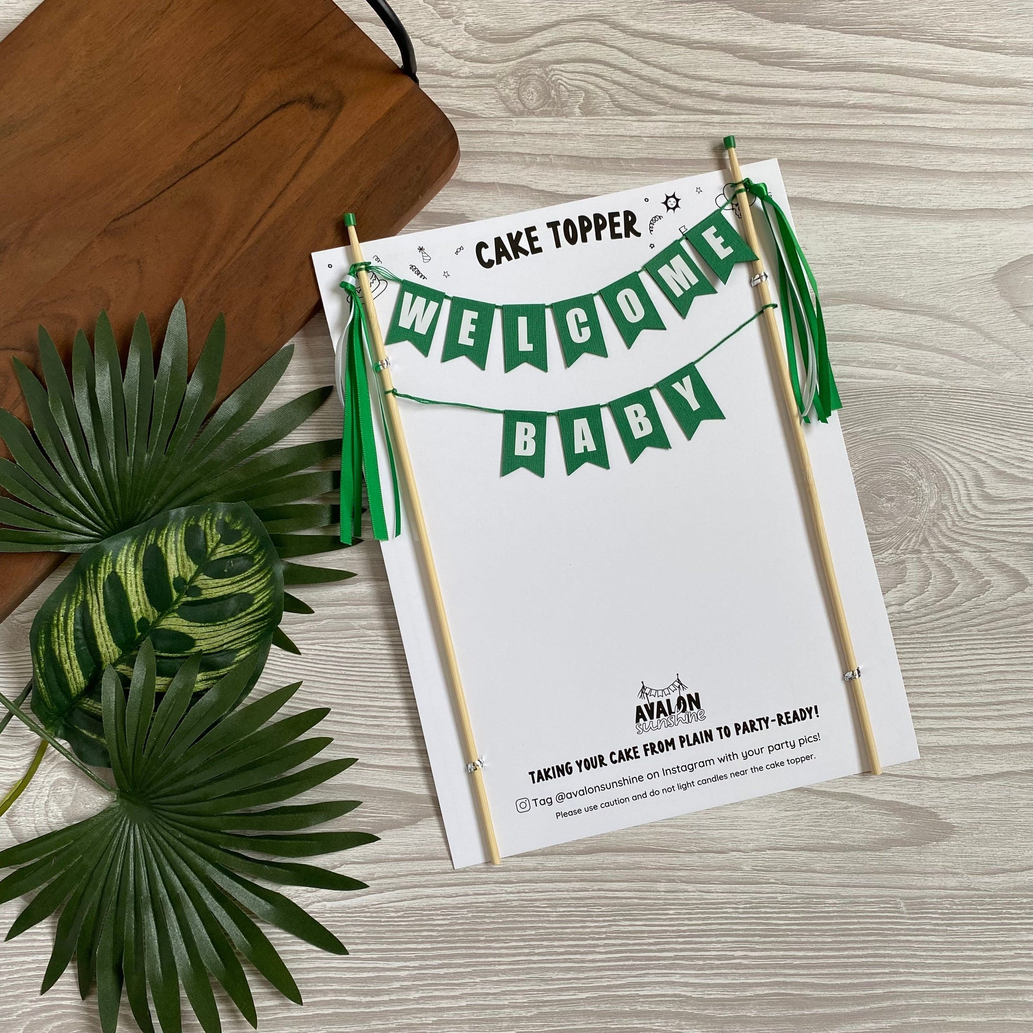 Custom Wording Cake Toppers | Cake Toppers by Avalon Sunshine