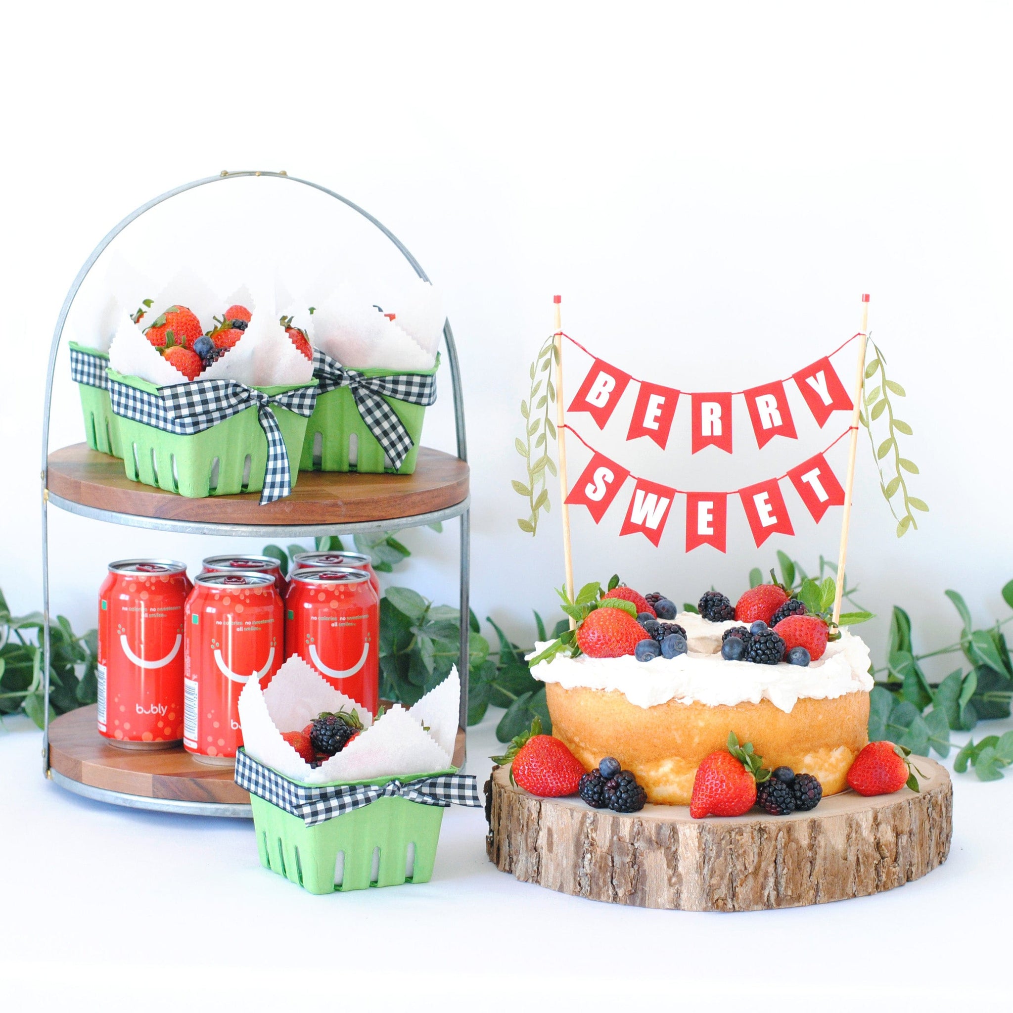 Berry Sweet Birthday Cake Topper | Avalon Sunshine