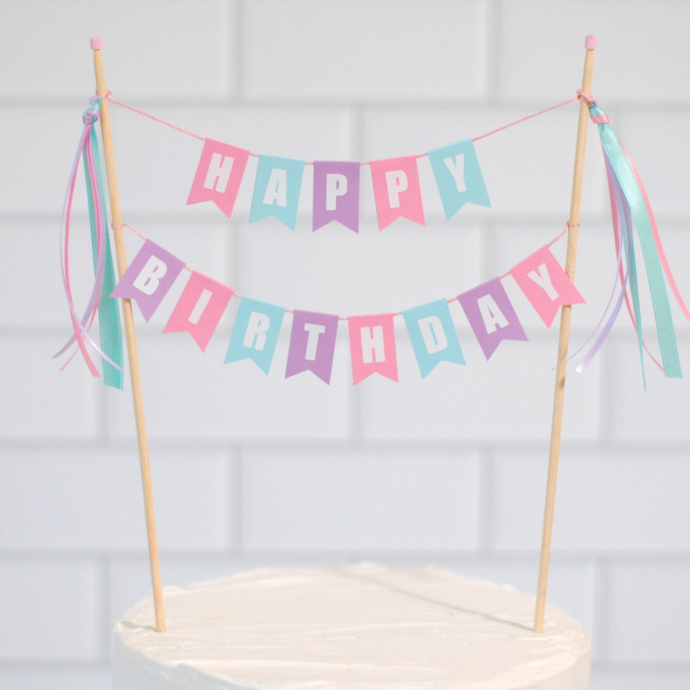 HAPPY BIRTHDAY Cake Toppers – Avalon Sunshine