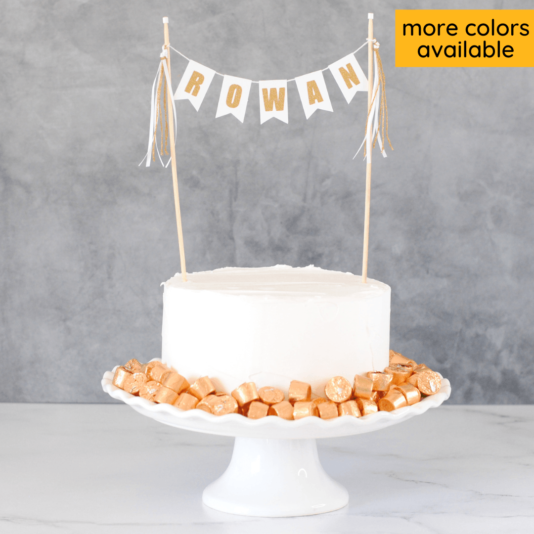 Name Cake Toppers - Single Color – Avalon Sunshine